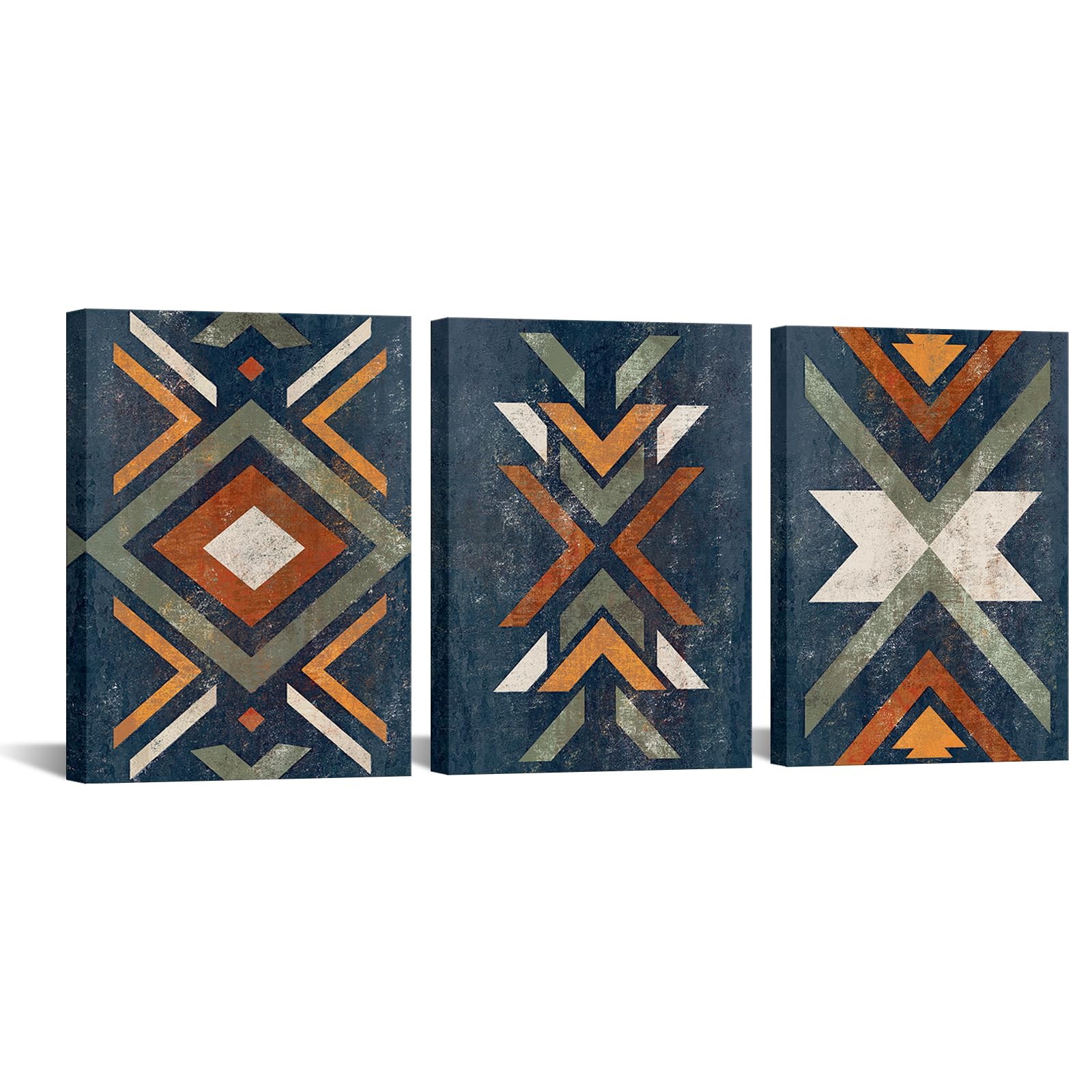 LevvArts Aztec Wall Decor Native American Navajo Tribal Painting ...