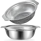 Amazon.com: FNT 304 Stainless Steel Colander, 1.5 Quart Strainers and ...
