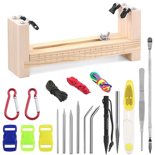 Tanstic 21Pcs Paracord Knotter Tools, Paracord FID Set Including ...