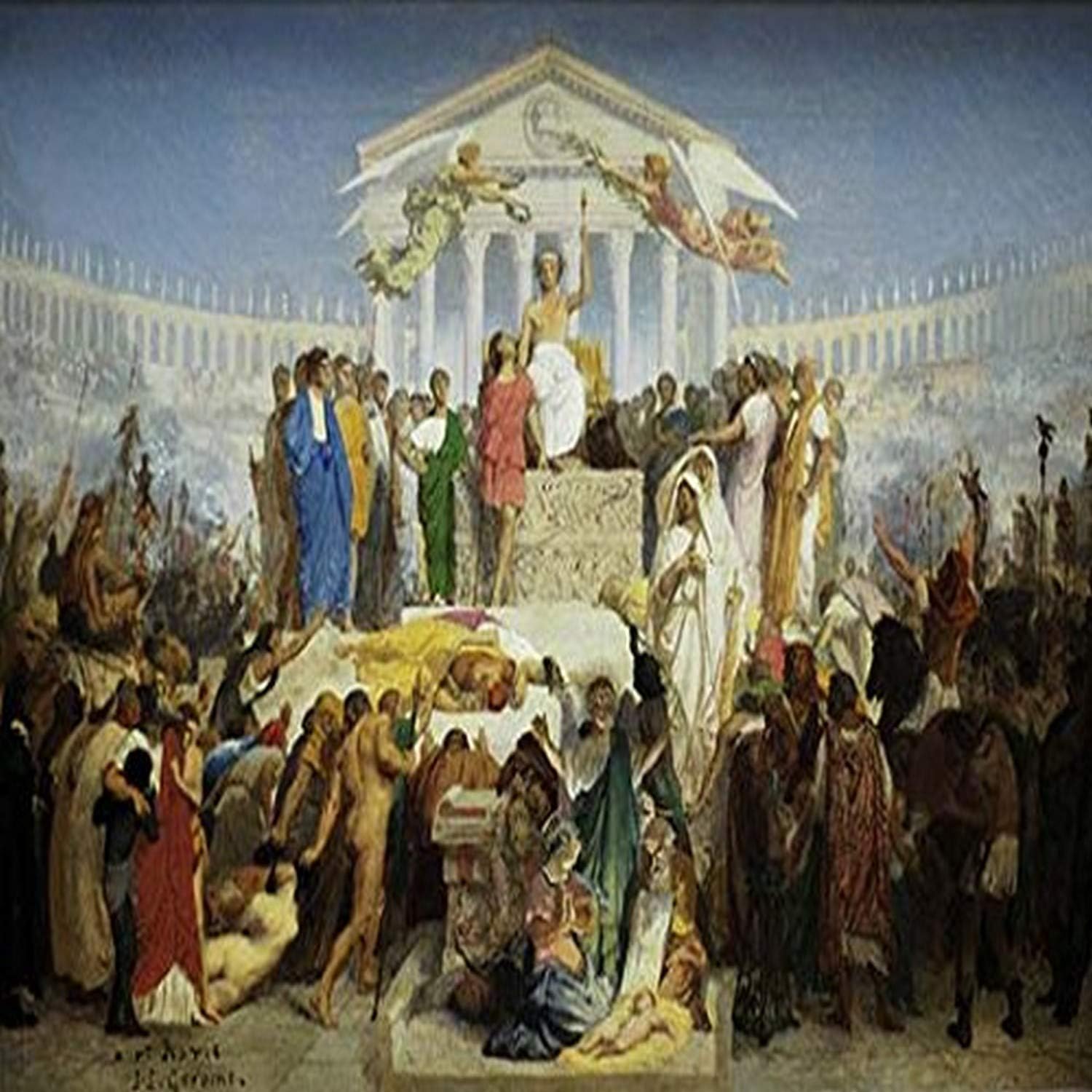 Amazon.com: Buyenlarge 'The Age of Augustus, The Birth of Christ' Paper ...