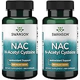 Amazon.com: Swanson NAC N-Acetyl Cysteine Antioxidant Anti-Aging Liver ...