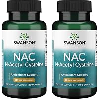 Amazon.com: Swanson NAC N-Acetyl Cysteine - Antioxidant Anti-Aging ...