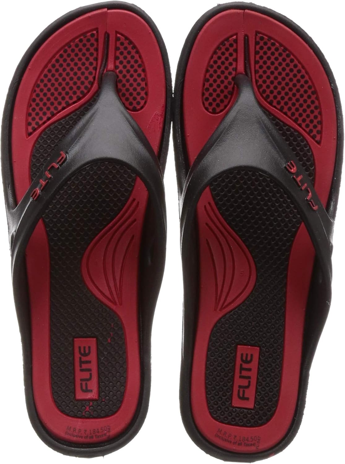 Buy FLITE Women Black Red Slippers-8 UK (42 EU) (FL0347L_BKRD0008) at ...