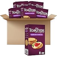 Amazon.com: Toasteds Crackers, Party Snacks, Rosemary & Olive Oil, 3lb ...