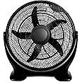Amazon.com: Simple Deluxe 18 Inch 3-Speed Plastic Floor Fans Quiet for ...