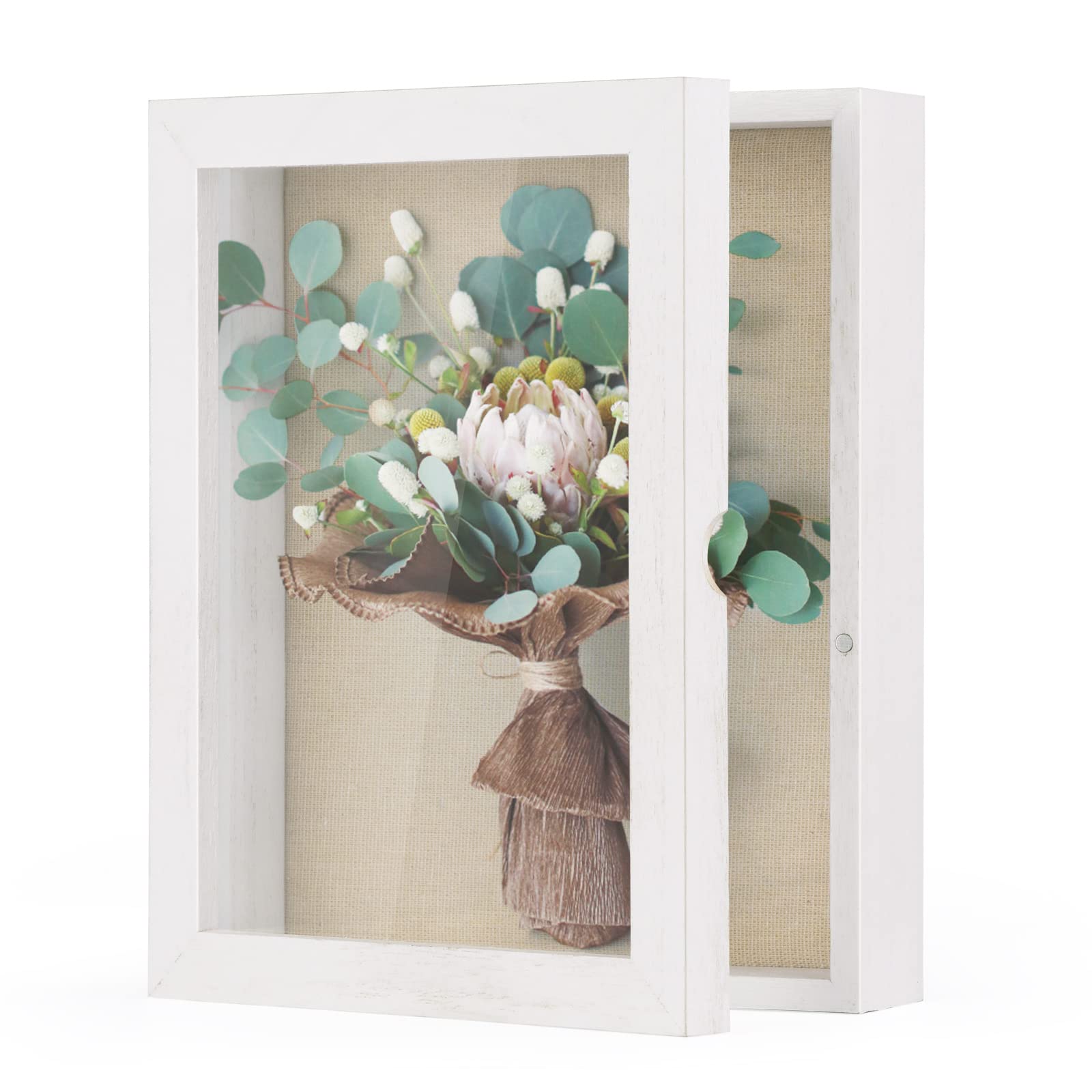 Mua 8x10 Shadow Box Frame White Memory Box Small Shadow Box Display ...