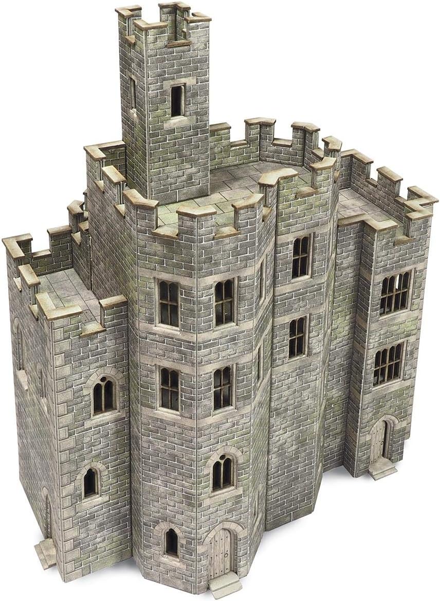 Metcalfe PO294 OO/HO Castle Hall Card Model Kit: Amazon.co.uk: Toys & Games