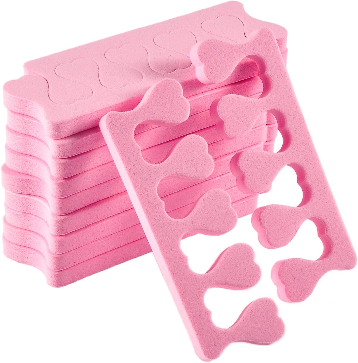 Geviro 20 Pcs Foam Toe Finger Separator Disposable Soft Sponge Nail Toe ...