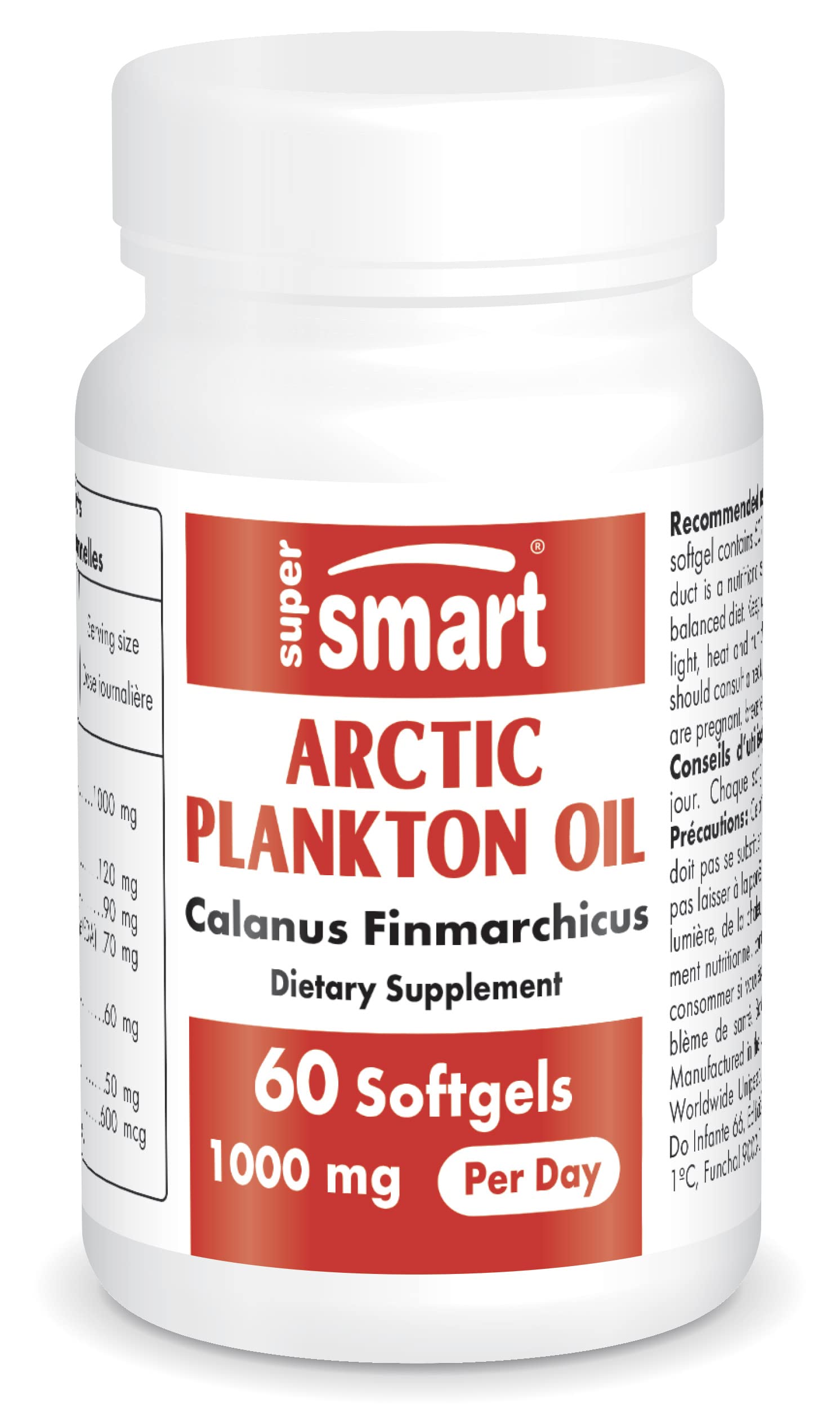 Mua SuperSmart - Arctic Plankton Oil 1000mg per Day (Patented ...