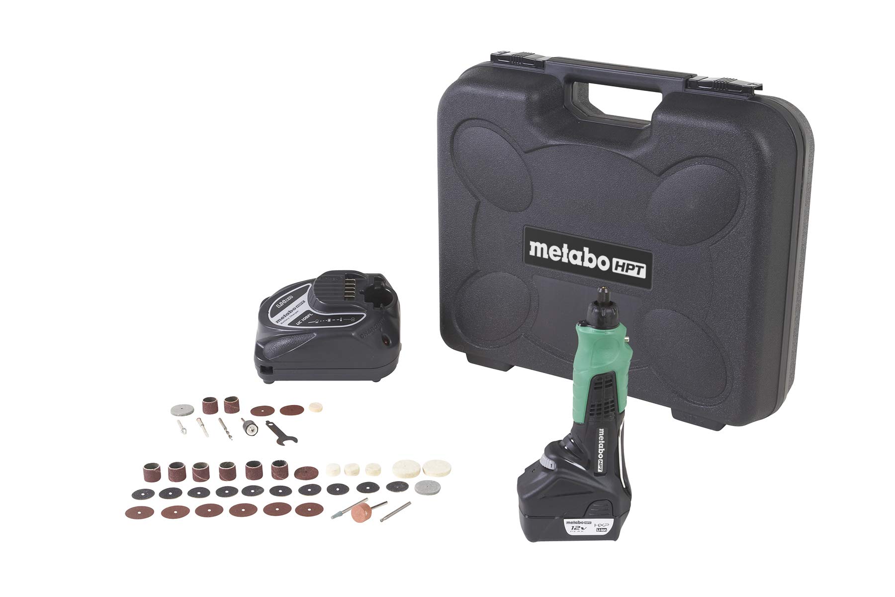 Buy Metabo HPT Cordless Rotary Tool Kit | 40-Piece Accessory Set | 12 ...