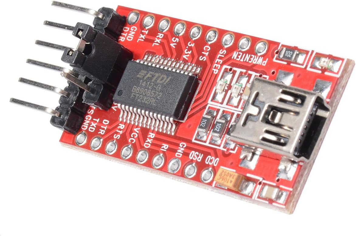 FT232RL FTDI USB to TTL Serial Converter Adapter Module for Arduino ...