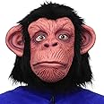 Amazon.com: SANZHIGUO Monkey Mask Full Head Animal Mask for Halloween ...