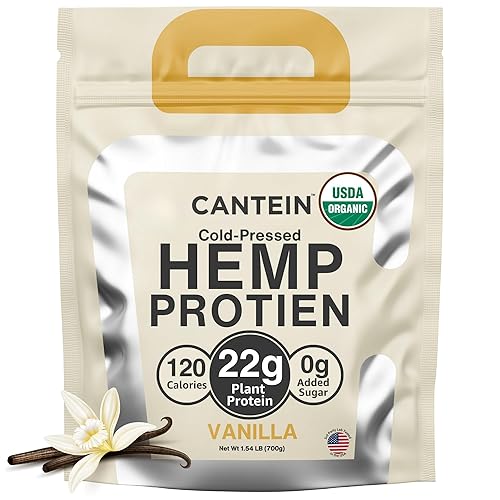Organic Hemp Protein Powder, Plant Based and Vegan Protein Shake ...