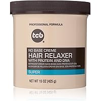 Amazon.com : TCB No Base Hair Relaxer Creme, Super, 15 Ounce : Hair ...