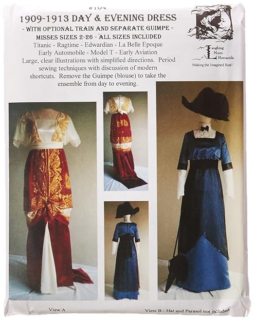 Edwardian Sewing Patterns- Dresses, Skirts, Blouses, Costumes