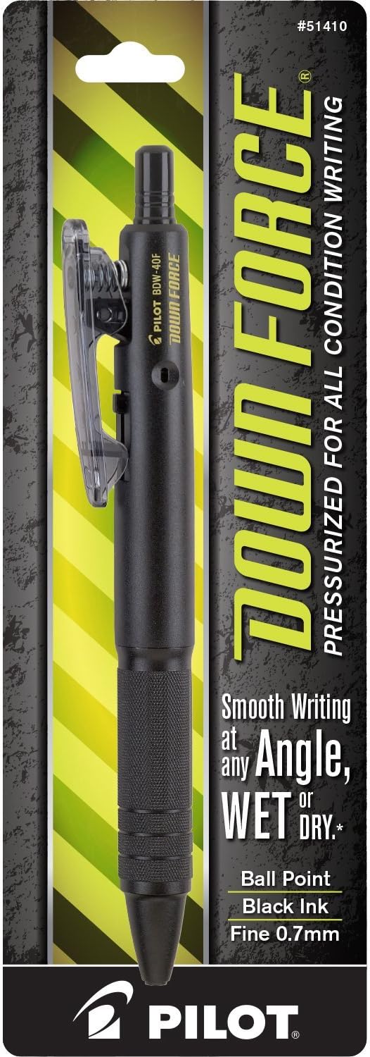 Amazon.com : PIL51410 - Pilot Down Force Ballpoint, Black, 0.7mm - Fine ...