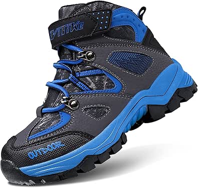 VITIKE Little/Big Kids Mid Waterproof Snow Boots Ankle High Top Winter ...