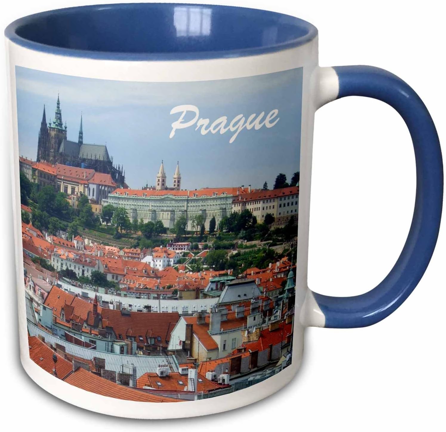 Amazon.com: 3dRose 155686_6 City Of Prague Skyline View Mug, 11 oz ...