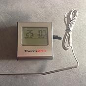 ThermoPro TP16 Thermomètre de Cuisson pour Viande Numérique avec Large ...
