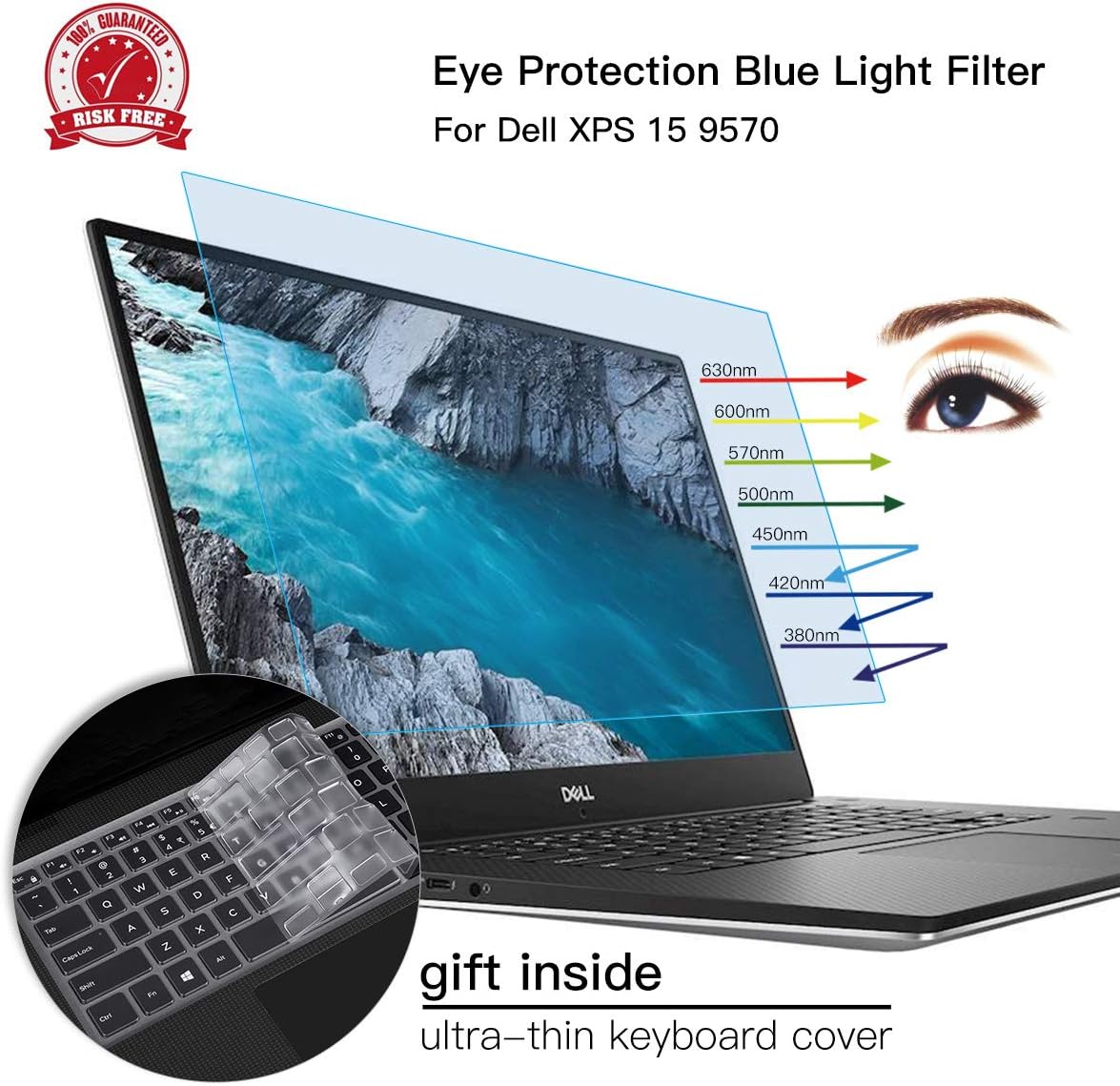 Amazon.com: CaseBuy DELL XPS 15 Screen Protector Filter -Blue Light ...