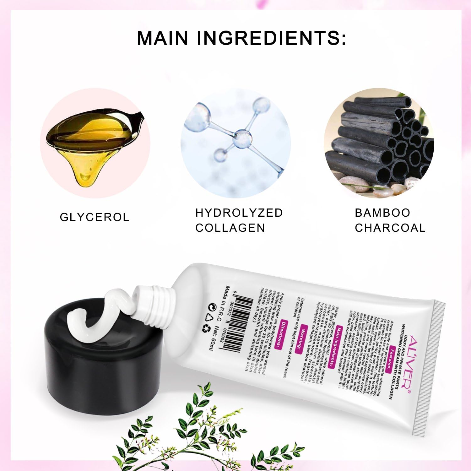 Aliver® Natural Private Parts Whitening Cream Skin Lightening Cream for ...