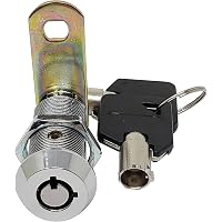 Admiral Locks 1-1/2” Tubular Cam Lock, Keyed Alike Removable Key RV ...