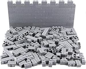 Amazon.com: Feleph 260 Pieces Masonry Profile Bricks Building Blocks ...