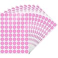 Amazon.com : YIKIADA Pink Dot Stickers 3/4 Inch Colored Round Labels ...