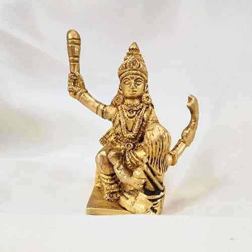 craftslook Brass Murti Hindu Goddess Maa Baglamukhi Idol Figurine ...