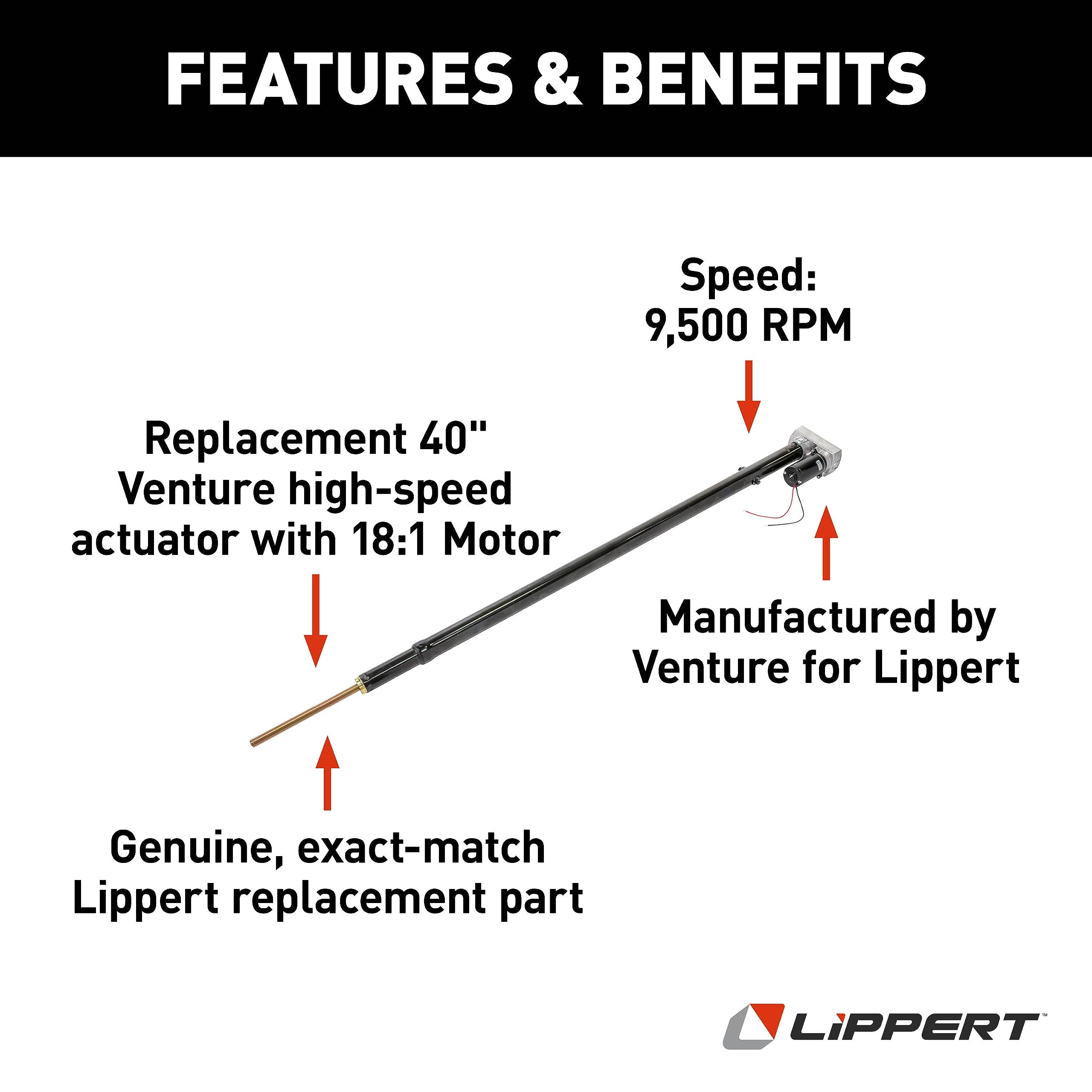 Mua Lippert 12-Volt DC Replacement 18:1 Venture Through-Frame Slide-Out ...