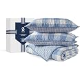 Amazon.com: IZOD 100% Cotton Percale Pre-Washed Quilt Set, Ultra-Soft ...