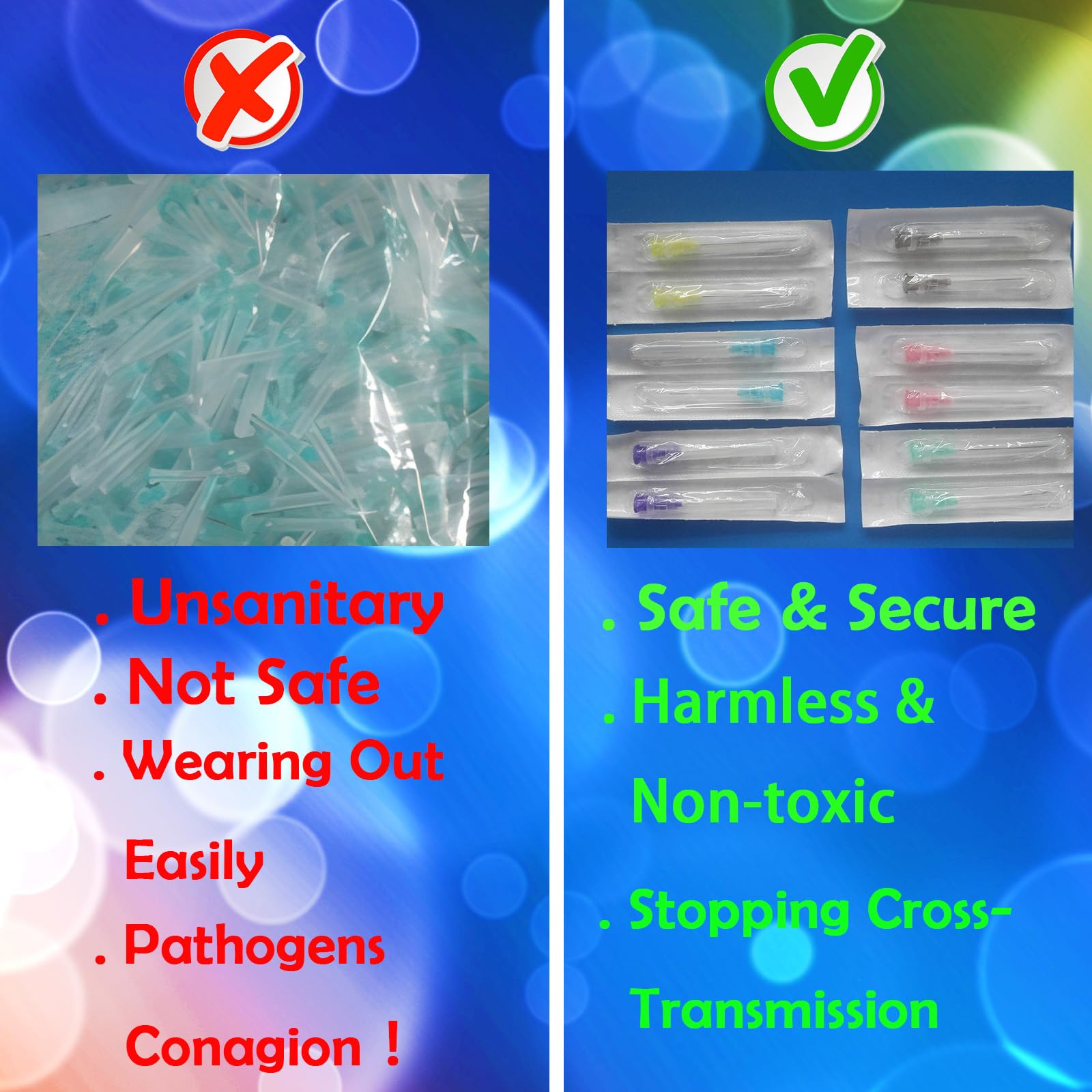 Mua 100Pack -22Ga 1.5inch(38mm) Dispensing Needle,Individual Package of ...