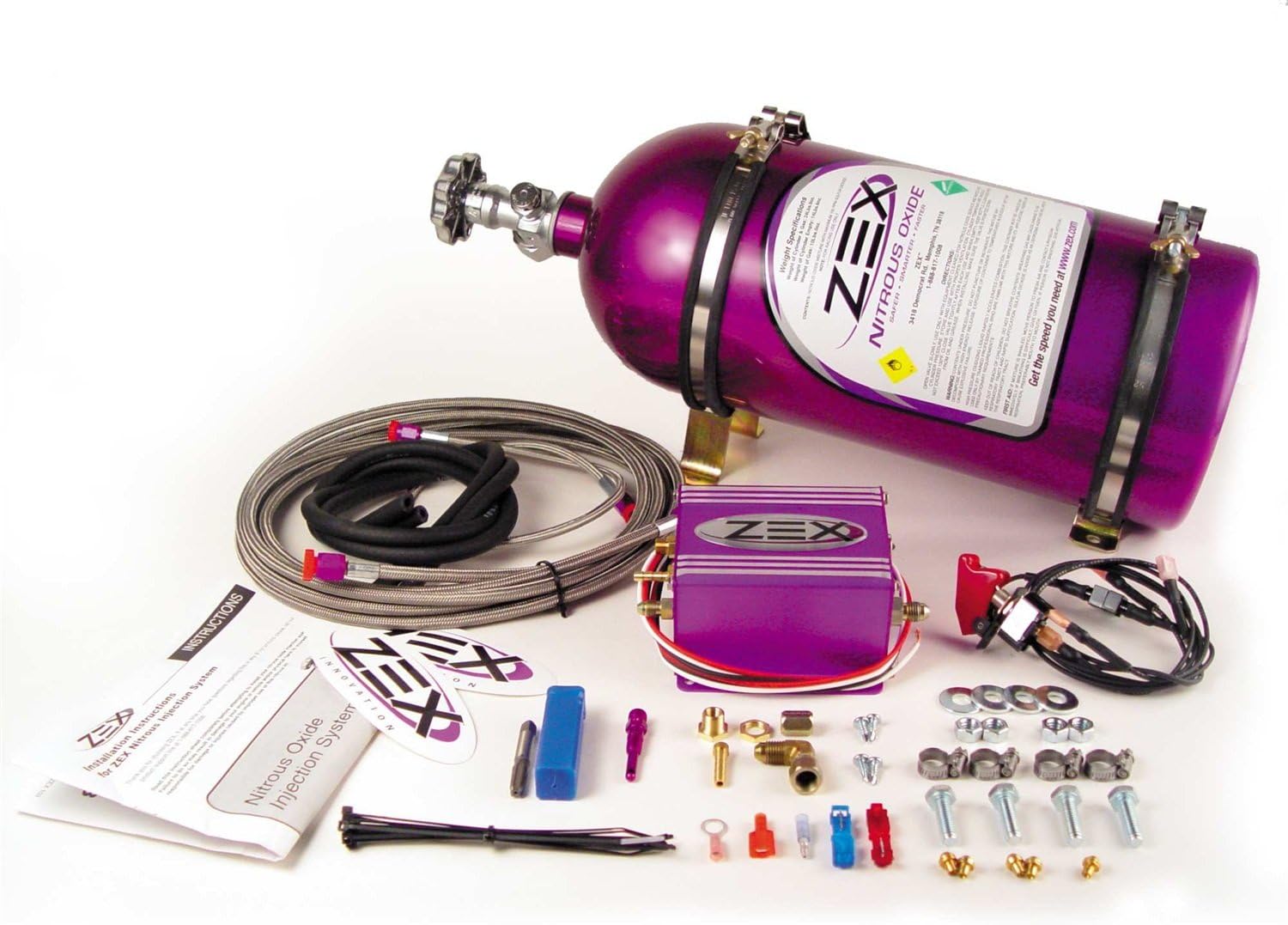 Amazon.com: ZEX 82011 Dry Nitrous System with Purple Bottle for Acura ...