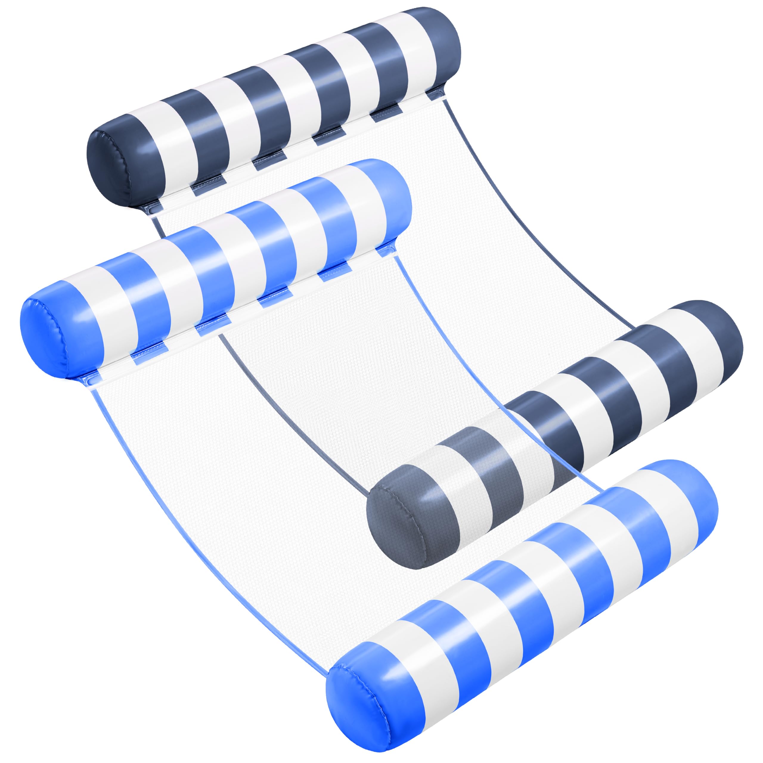 Sloosh 2 Packs Strip Type Hammock Pool Floats Adults, 4-in-1 Multi ...