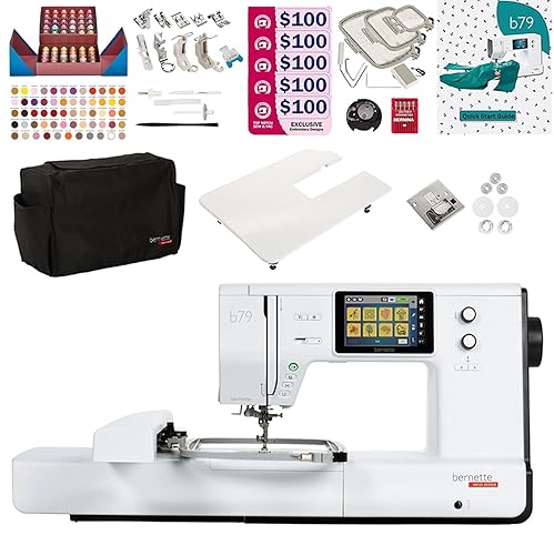 Bernette B79 Sewing and Embroidery Machine Combo | Computerized ...