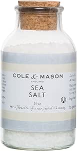 Amazon.com: Cole & Mason Sea Salt Refill, 20 Oz, White: Kitchen & Dining