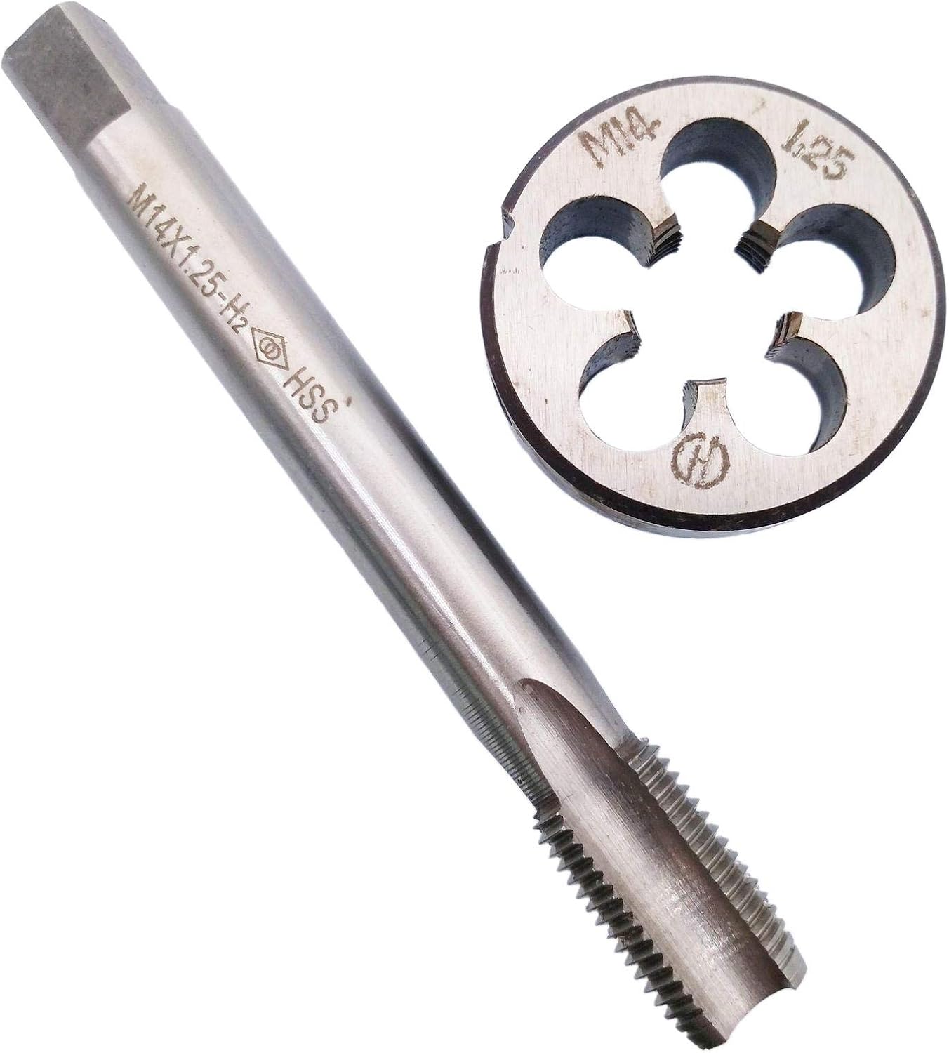 Amazon.com: HSS M14 x 1.25mm Tap and M14 x 1.25mm Die Metric Thread ...