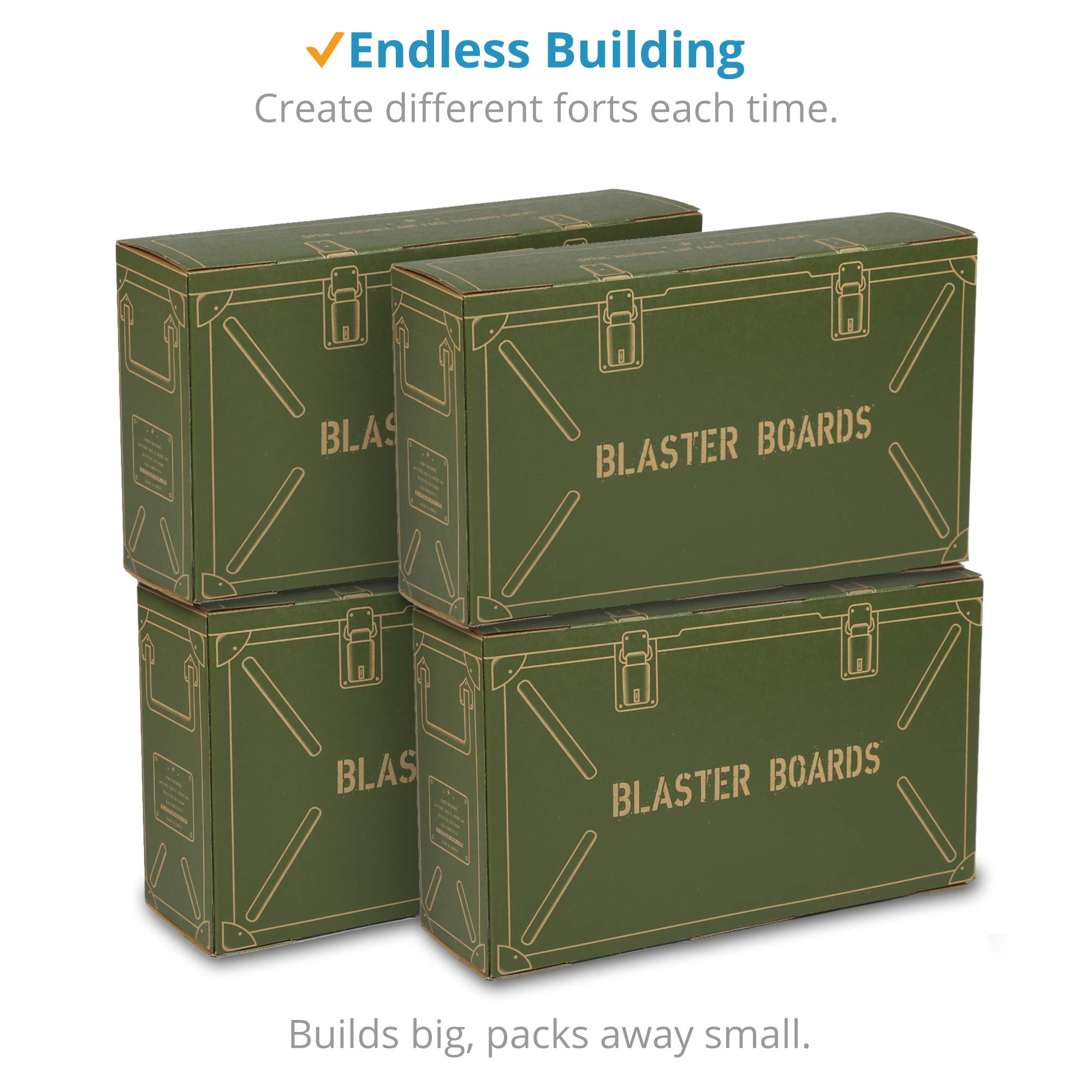 Mua Blaster Boards: 4 Pack - Kids Fort Building Kit - Creative Nerf War ...