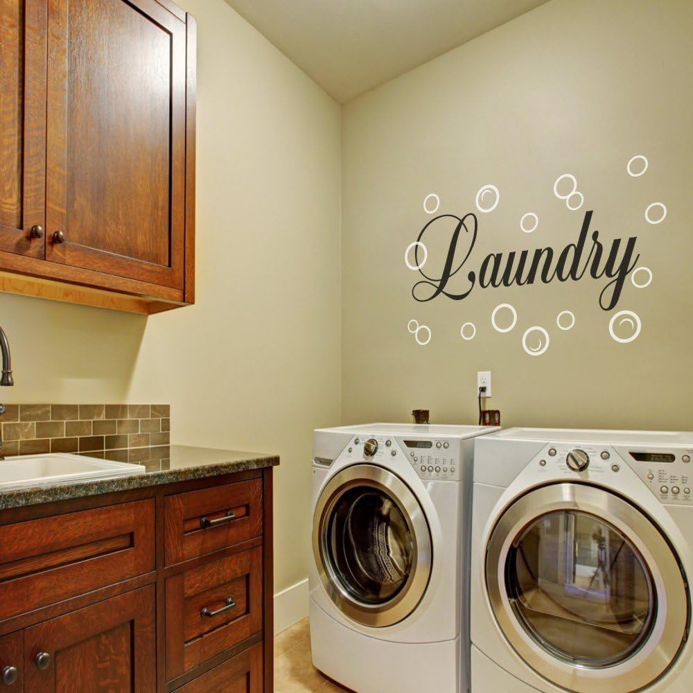 Vinyl Laundry Room Wall Quote Bubble Wall Decal Wall Sticker Wall ...