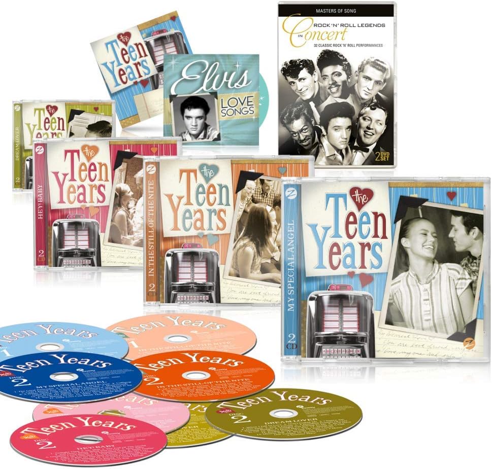 The Teen Years 8 CD Set by Zestify - As Seen On TV - 8 CDs + Bonus CD ...