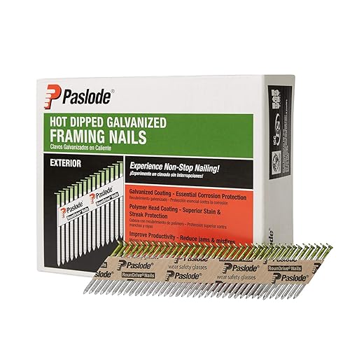 Paslode Hot Dipped Galavanized Framing Nails - 650381 - HDG 30 Degree Round Head - 2 inch x .113 ...