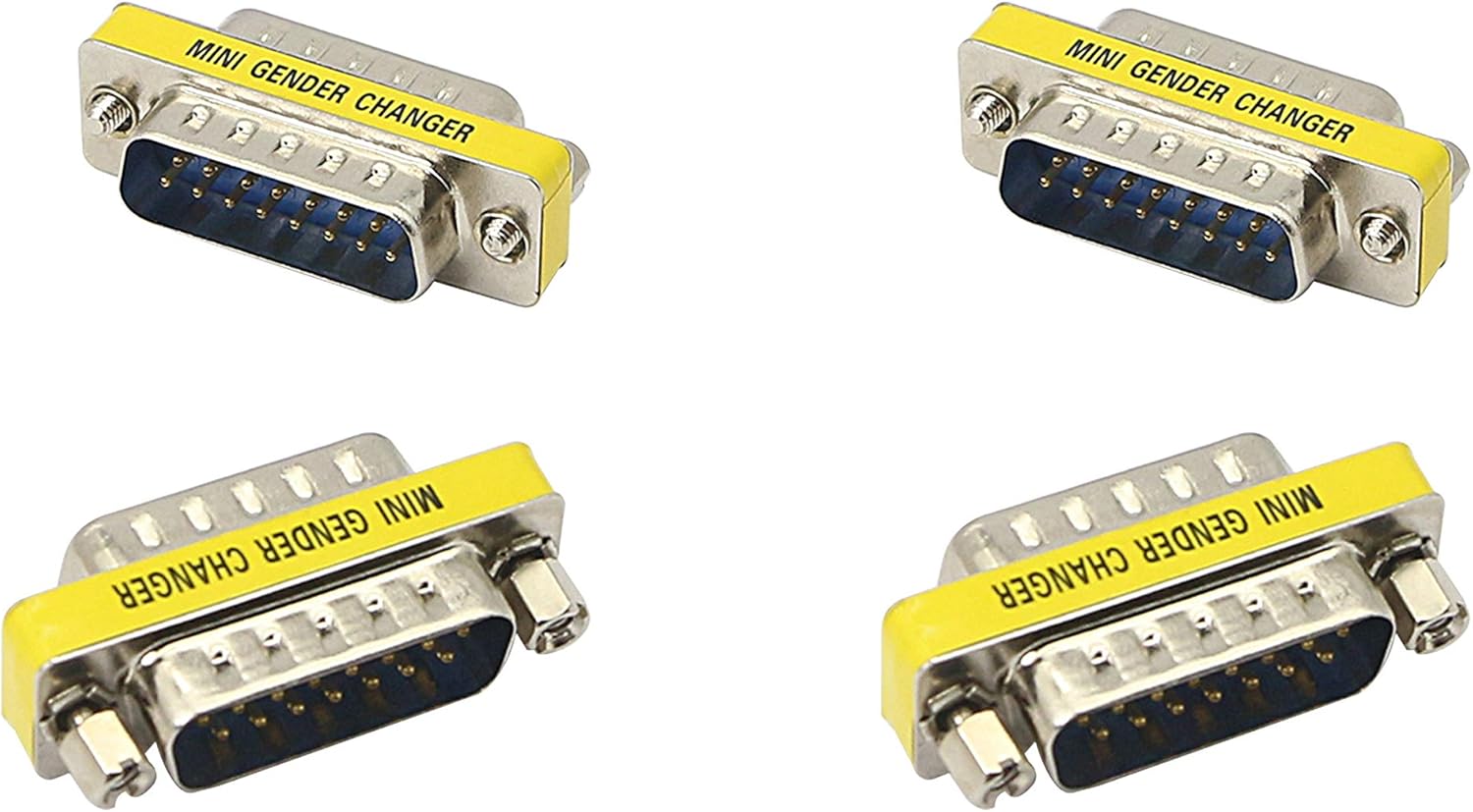 DB15 Adapter YAODHAOD 15 Pin 2-Row Male to Male Serial Port DSUB ...