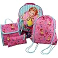 Amazon.com | Fancy Nancy Girls 5 piece Backpack and Snack Bag School ...