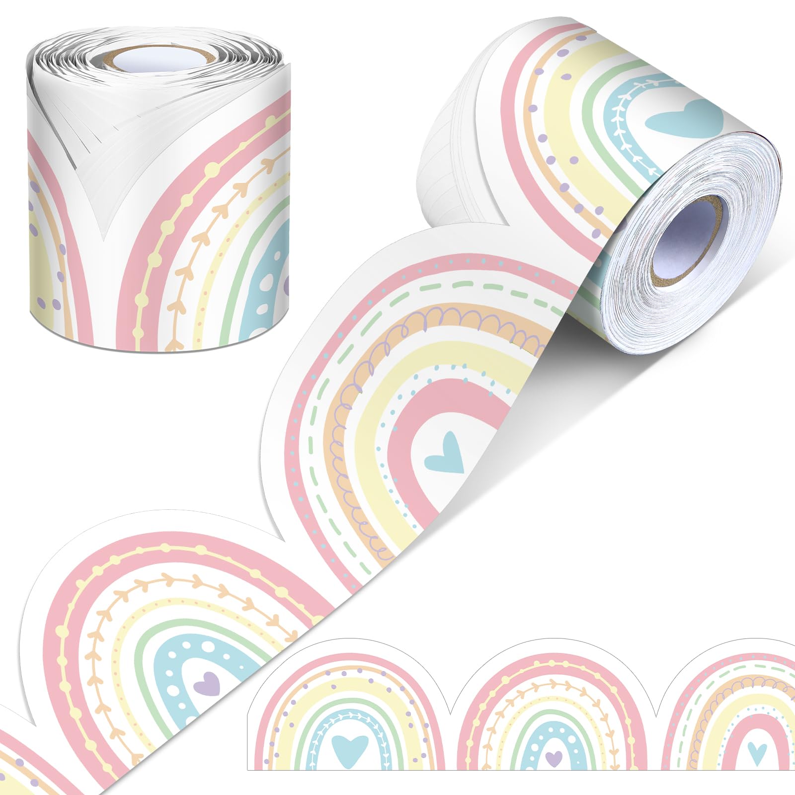 Lincia Stripe Bulletin Board Border 65.62 Feet Border Colorful Trim ...