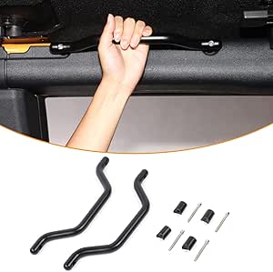 Amazon.com: RAZPOY for Bronco Front Grab Handles, Car Door Roll Bar ...