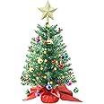 Amazon.com: 24 Inch Tabletop Christmas Tree, Artificial Mini Xmas Pine ...