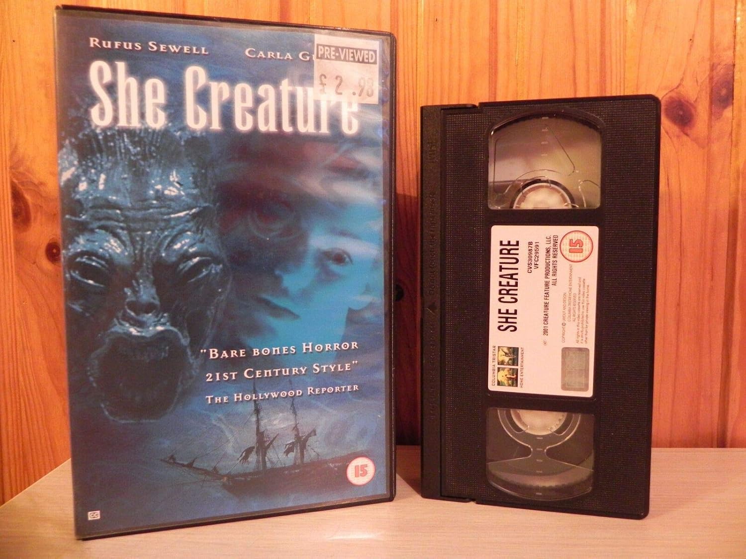 She Creature (VHS) (2001) (TV): Rufus Sewell, Carla Gugino, Rya ...