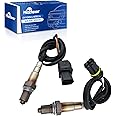 Amazon.com: MAXFAVOR 2Pcs Oxygen Sensor Upstream Downstream Replacement for BMW 128I 135I 323I ...