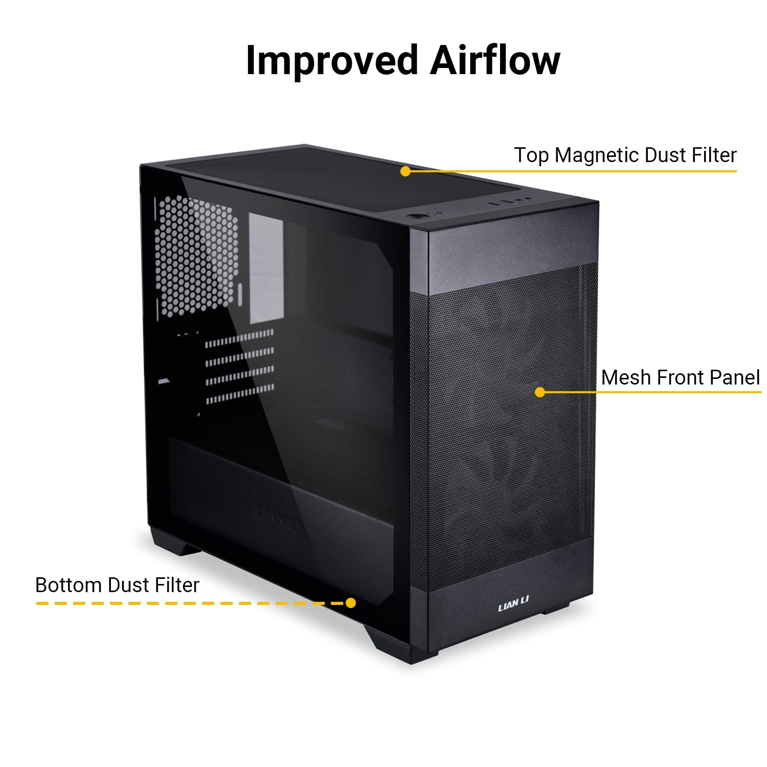 Mua High Airflow Micro ATX PC Case, RGB Gaming Computer Case, Mesh ...