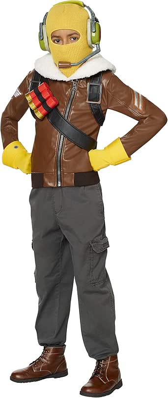 Amazon.com: Spirit Halloween Boys Fortnite Raptor Costume - M: Clothing